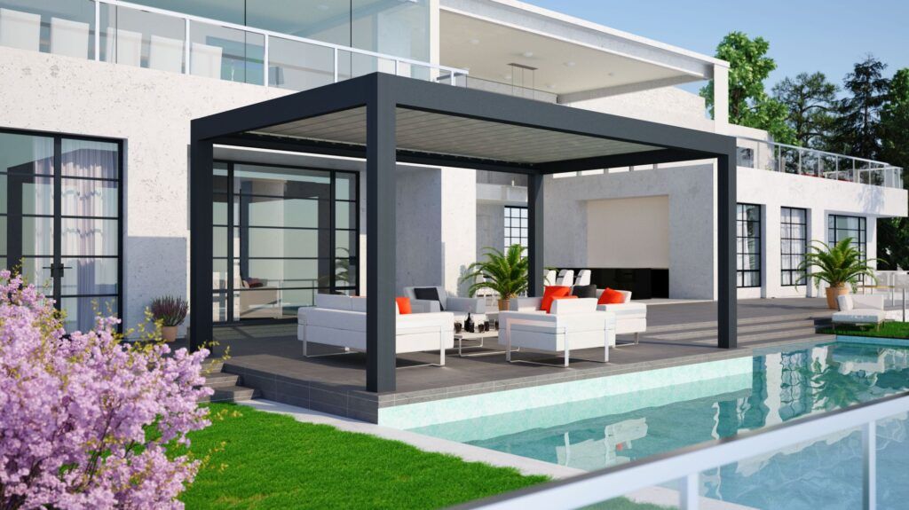 Veranda - Pergola og vinterhager med flate tak